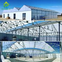 China Multispan 28m-50m Length Light Deprivation Greenhouse With Blackout System for sale