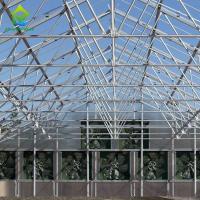 China Commercial Venlo Polycarbonate PC Sheet Greenhouse Multi Span Drying House For Flowers for sale