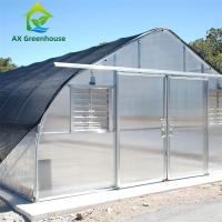 China 6-12m Span Anti Dripping PC Board Greenhouse With Shading System for sale
