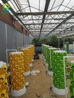 China 1m-30m Soilless Garden Hydroponic System White PVC Channel NFT Hydro System for sale