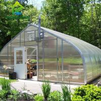 China Peach Type Roof Single Span Greenhouse for sale