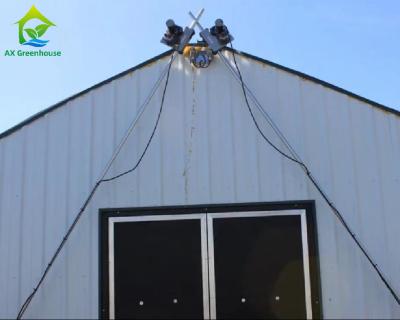China Automatic Blackout Light Dep Greenhouse Plastic Film Rolling Electric Greenhouse for sale