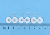 China Wear - Resistance Alumina Ceramic Parts , ZrO2 Zirconia Brushing Plate for sale