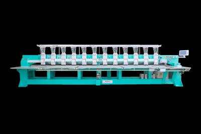 China 6 Color Flat Embroidery Machine Multi Head With Auto Trimmer Function for sale