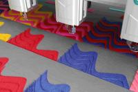 China Home / Commercial Multi Head Chenille Embroidery Machine With Big Screen Computer for sale