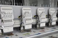 China 24 Heads Computer Twin Sequin Embroidery Machine With Auto Cutting System for sale