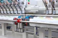 China Computer Double 22 Heads Four Needle Embroidery Machine Durable for sale
