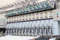 China 28 Needles Double Sided Quilting Embroidery Machine With Cording Embroidery for sale