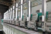 China Aluminum Frame Laser Cutter Embroidery Machine 20 Head Customization Area for sale