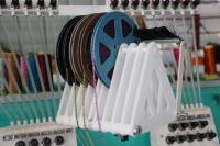 China Professional Computerized Embroidery Machine 12 Head With Aluminum Frame for sale