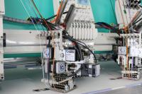 China Sequin Attachment 6 Color Embroidery Machine , Multi Colour Embroidery Machine 20 Head for sale