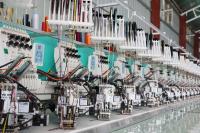 China 20 Head Embroidery Machine , Multi Color Embroidery Machine 9 Needles with 6 Sequins Device for sale