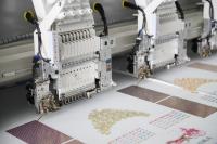 China High speed Twin Sequin Embroidery Machine 6 Head Industrial Embroidery Machine for sale