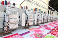 China Multifunction 15 Heads Towel Embroidery Machine With Computer Flat Embroidery for sale