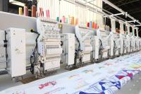 China 15 Heads Multifunctional Embroidery Machine , Computerized Sequin Embroidery Machine for sale