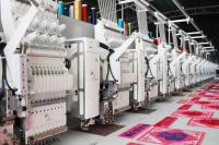 China Large Area Embroidery Machine 15 Head 9 Needles Towel Emboidery Machine for sale