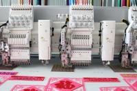 China 15 Heads Mixed Towel Embroidery Machine , Sequins Embroidery Machine Computerized for sale