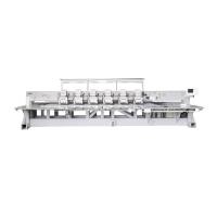 China Dual Sequin Device Six Heads Cording Embroidery Machine 1 Year Warranty for sale