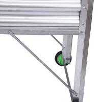 China Balcony Galvanized Raised Garden Beds With Wheels 4*2*2.6Ft Galvanized Elevated Raised Bed for sale