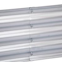 China Rectangular Galvanized Raised Garden Bed Kit 6*3*2 Ft Outdoor Sliver for sale