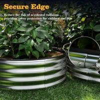 China Raised Garden Bed 6*3*1 Ft Raised Beds For Gardening Outdoor For Vegetables Flowers Planter Box Galvanized Garden bed for sale