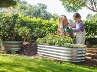 China Raised Garden Bed 6*3*1 Ft Raised Beds For Gardening Outdoor For Vegetables Flowers Planter Box Galvanized Garden bed for sale