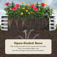 China 7*3*1 Ft Planter Grow Garden Box Raised Flower Bed Galvanized Metal Planter Raised Garden Bed Kit For Gardening Outdoor for sale