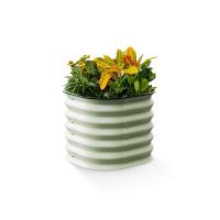China Corrosion Resistance Galvanized Metal Planter Box Light Green 24