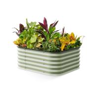 China 3.5*3.5*1.5Ft Galvanised Steel Vegetable Planters Large  Easy To Assemble for sale