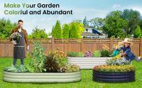 China 5.5*5.5*1.4 FT L Shaped Galvanized Raised Garden Bed Modern Style for sale