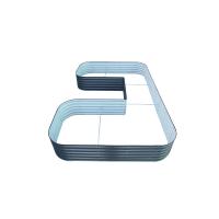China 7*11.5*1.4 FT 0.6MM Thickness Metal Garden Planter Box Breathable bottom for sale