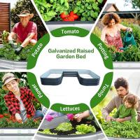 China 7*11.5*1.4 FT 0.6MM Thickness Metal Garden Planter Box Breathable bottom for sale