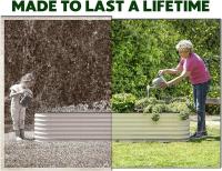 China Antirust Galvanized Raised Bed Planters  7*11.5*1.4 Ft  For Gardening Vegetables for sale