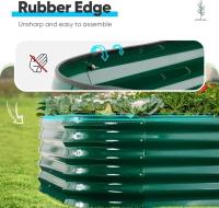 China Modern Irregular Modular Metal Raised Garden Bed Kit 3.4x3.4x2.6Ft for sale