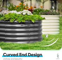 China Modular Aluzinc Galvanized Metal Garden Boxes For Vegetable Flower Herb for sale