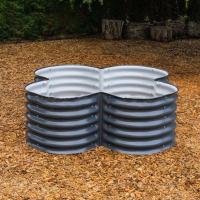 China Large Rot Resistant Modular Metal Raised Garden Bed 4.5*4.5*1.4 Ft for sale