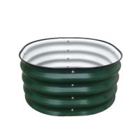 China Zinc Aluminum Magnesium Stainless Steel Metal Raised Flower Bed 2x2x0.92 Ft Antirust for sale