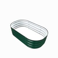 China Galvanized Raised Garden Bed 3.4*2*0.92 Ft Galvanized Raised Garden Beds Outdoor For Gardening fruit Tool-Free Assembly for sale