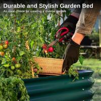 China Galvanized Raised Garden Bed 3.4*2*0.92 Ft Galvanized Raised Garden Beds Outdoor For Gardening fruit Tool-Free Assembly for sale