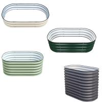 China Galvanized Raised Garden Bed 3.4*2*0.92 Ft Galvanized Raised Garden Beds Outdoor For Gardening fruit Tool-Free Assembly for sale
