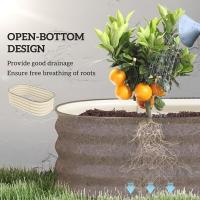 China Galvanized Raised Garden Bed Kit Box 3.4*2*0.92 FT Metal Outdoor Flower Bed Steel Patio Ground Planter For Planting for sale