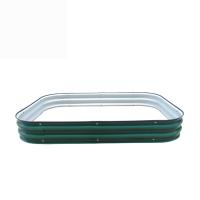 China 5*3.4*0.66FT Galvanized Raised Garden Bed Large Raised Garden Beds Outdoor Raised Planter Box Kit For Vegetables Flowers for sale