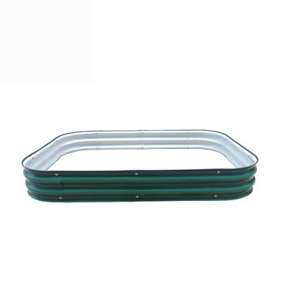 China 5*3.4*0.66FT Galvanized Raised Garden Bed Large Raised Garden Beds Outdoor Raised Planter Box Kit For Vegetables Flowers for sale