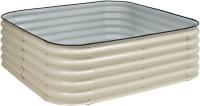 China 4.9×4.9×1.4 Ft Metal Raised Bed Galvanized Planters For Gardening for sale