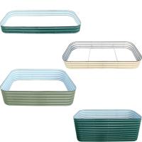 China 7.9*3.4*0.7 FT Raised Galvanized Steel Garden Beds Heavy Duty Thickening for sale