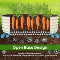 China 9.4*2*1.4 FT Garden Raised Bed Galvanised Steel Open Base Ruggedized for sale