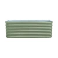 China 7.9*3.4*2.7 FT  Galvanized Planting Boxes Galvanized Raised Garden Planter Customization for sale