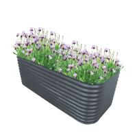 China Double Layer Galvanised Raised Garden Beds 7.9*3.4*2.7 Ft Corrosion Resistance for sale