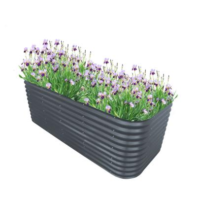 China Double Layer Galvanised Raised Garden Beds 7.9*3.4*2.7 Ft Corrosion Resistance for sale