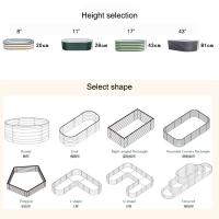 China Double Layer Galvanised Raised Garden Beds 7.9*3.4*2.7 Ft Corrosion Resistance for sale